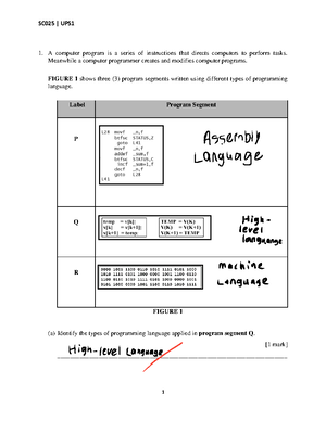 2. Chemistry SK025 Pre-Lab Answer - Pre-Lab Module EXPERIMENT 1 RATE OF ...