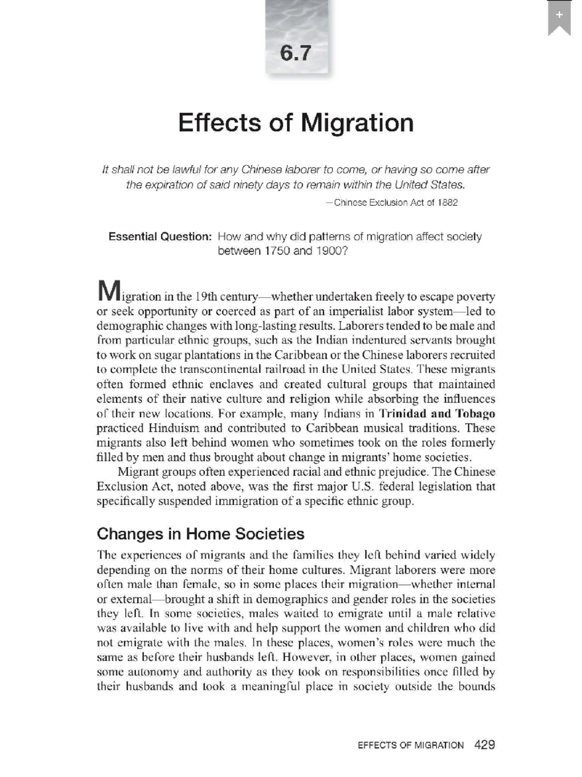 "Effects of Migration on Society (1750-1900): A Comprehensive Overview ...