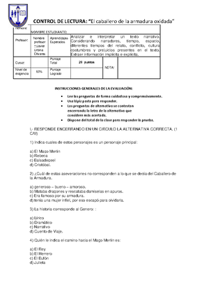 Examen Final de Conocimientos sobre "Papelucho Detective" - 5592938 - Studocu