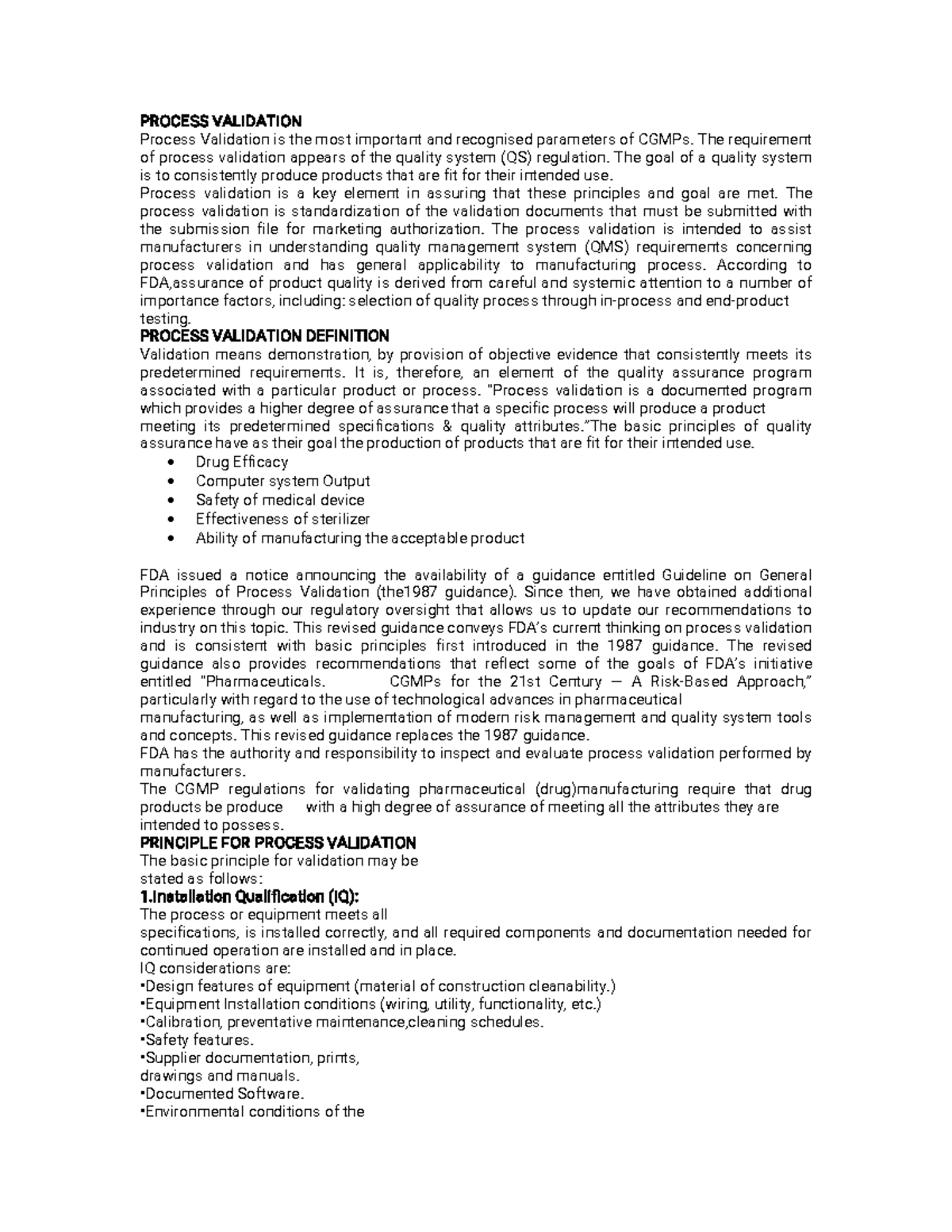 Process Validation in Industrial Pharmacy: Key Principles and ...