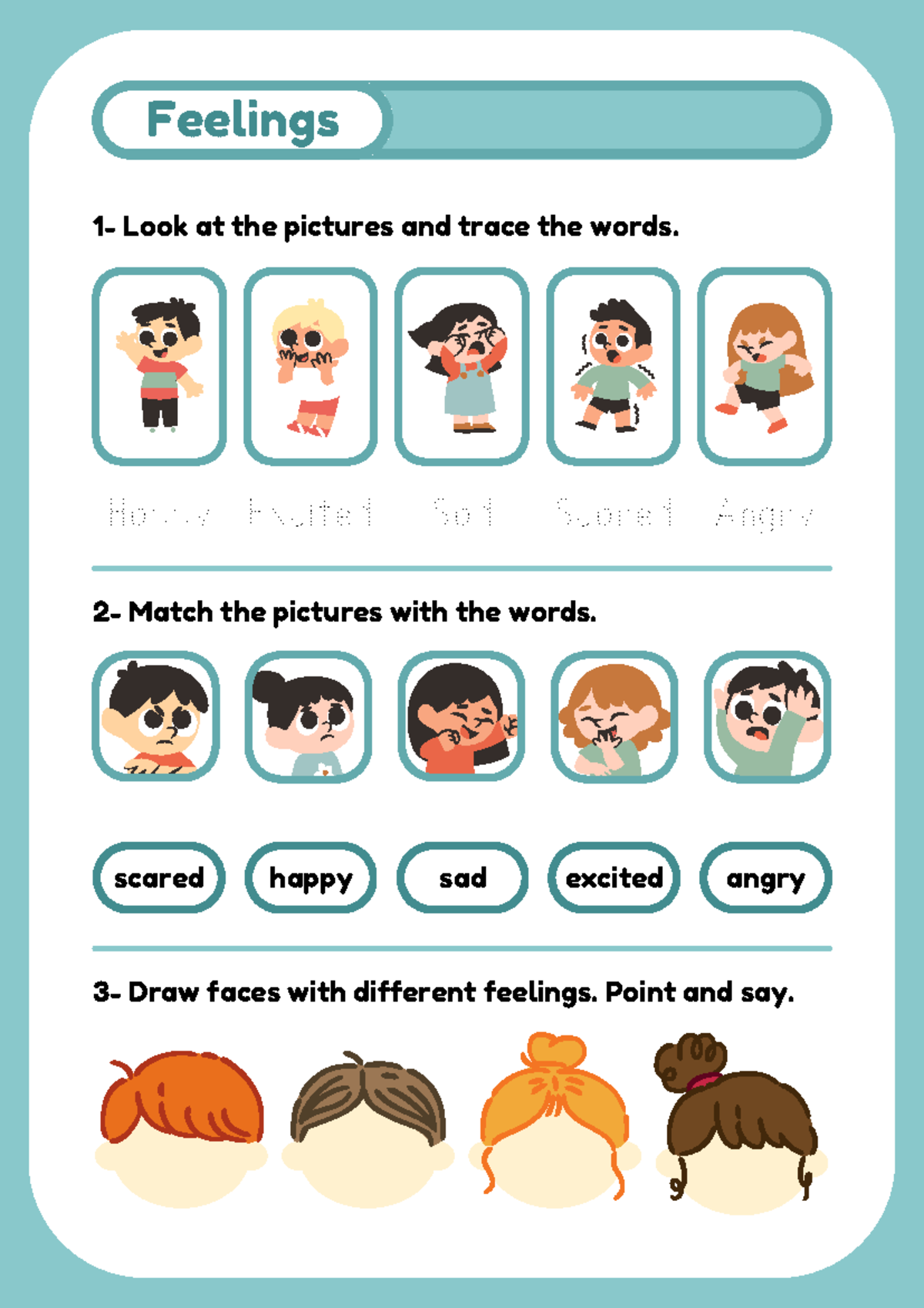 Worksheet - Feelings, Planets, Countries, and Math Drills - Studocu