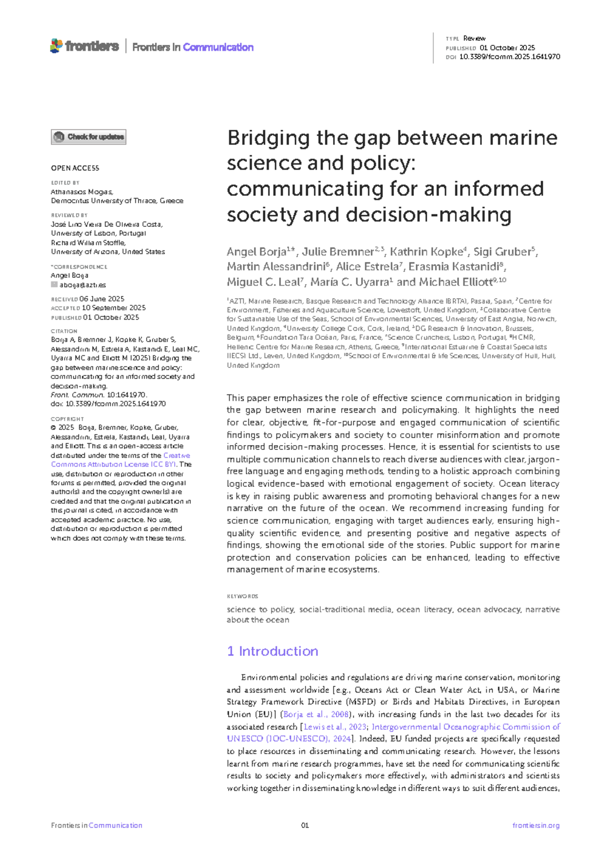 Bridging Marine Science & Policy: Effective Communication Strategies ...
