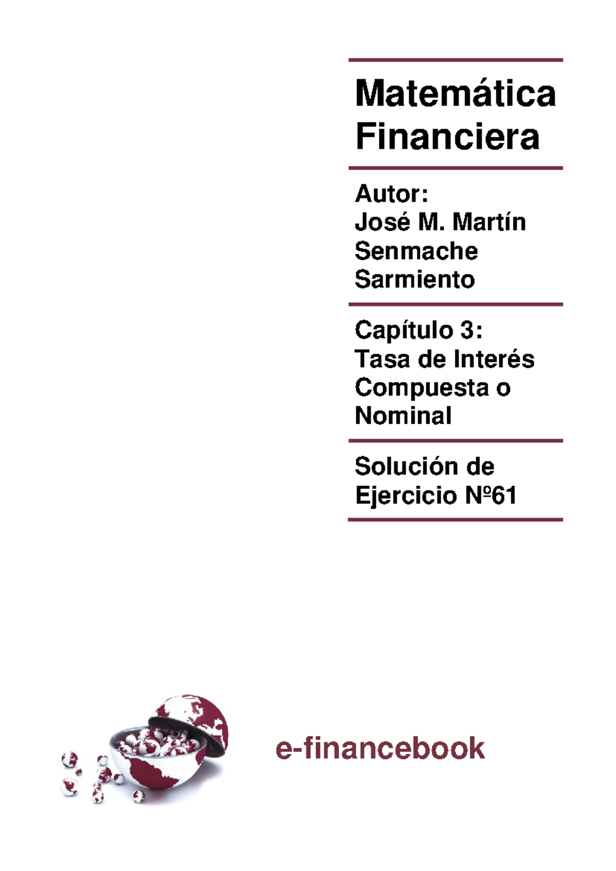 Capítulo 3: Tasa de Interés Compuesta - Solución Ejercicio 61 - Studocu