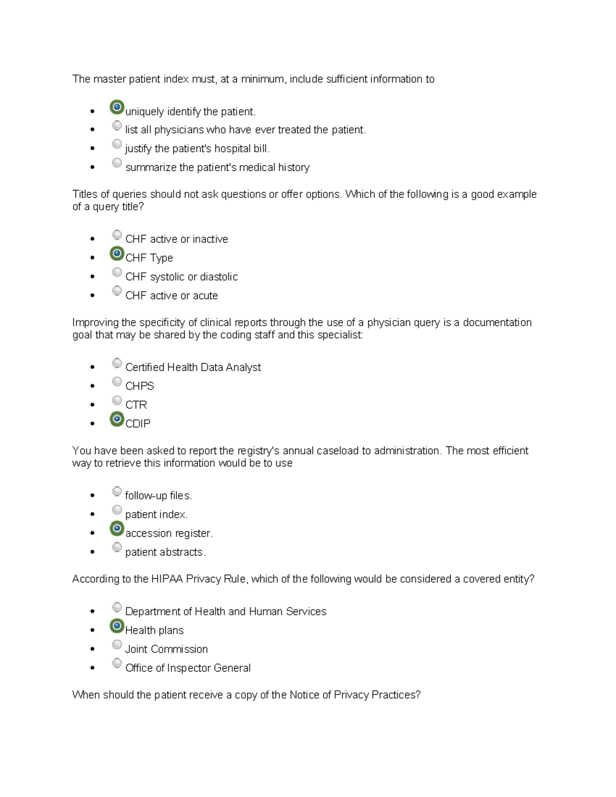Health Data Content & Standards (HIM 1-4) Overview and Key Concepts ...