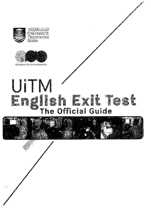 English Exit Test - UiTM - Studocu