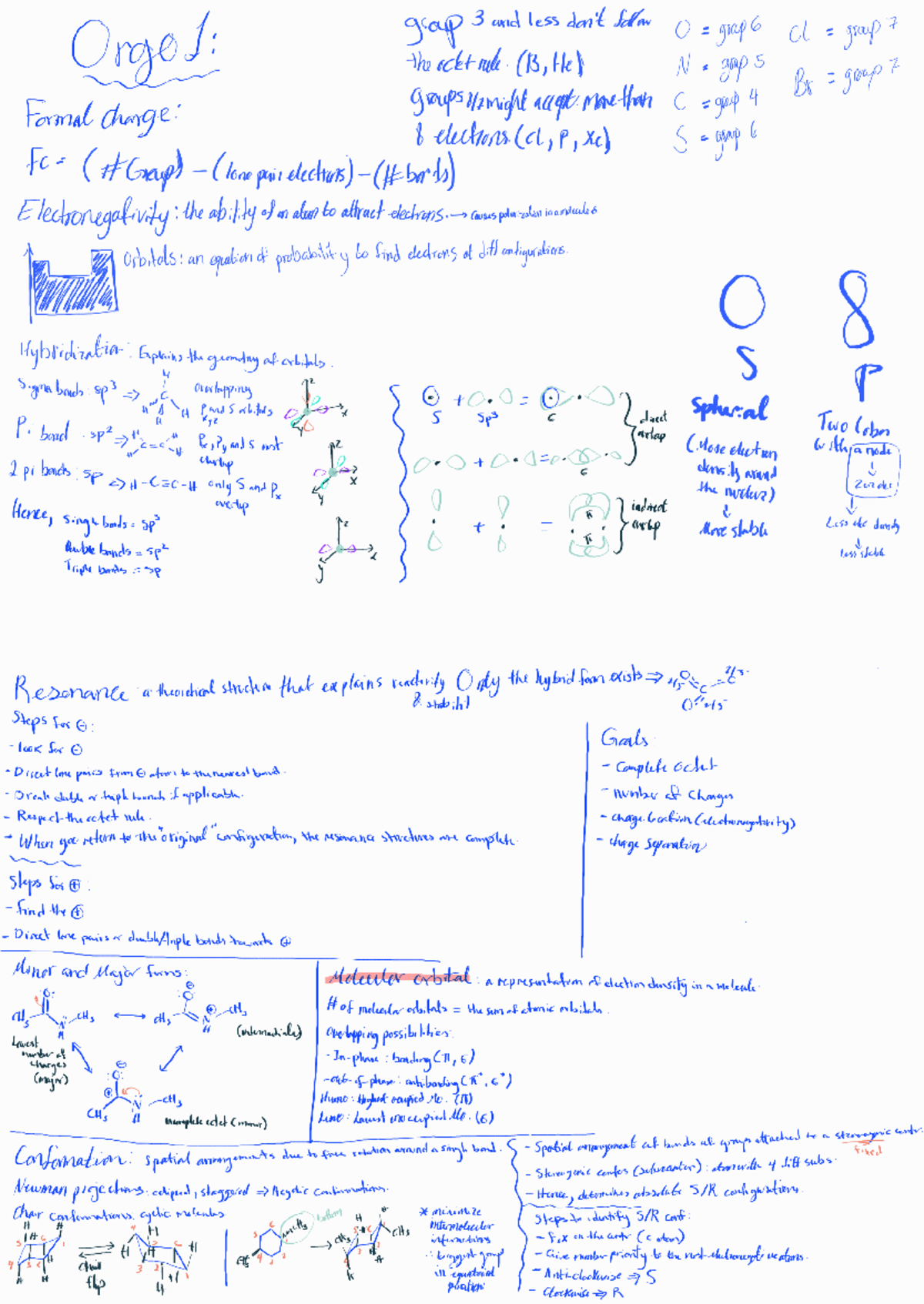 Orgo 1: Review of Key Concepts and Structures (250907, 210306) - Studocu