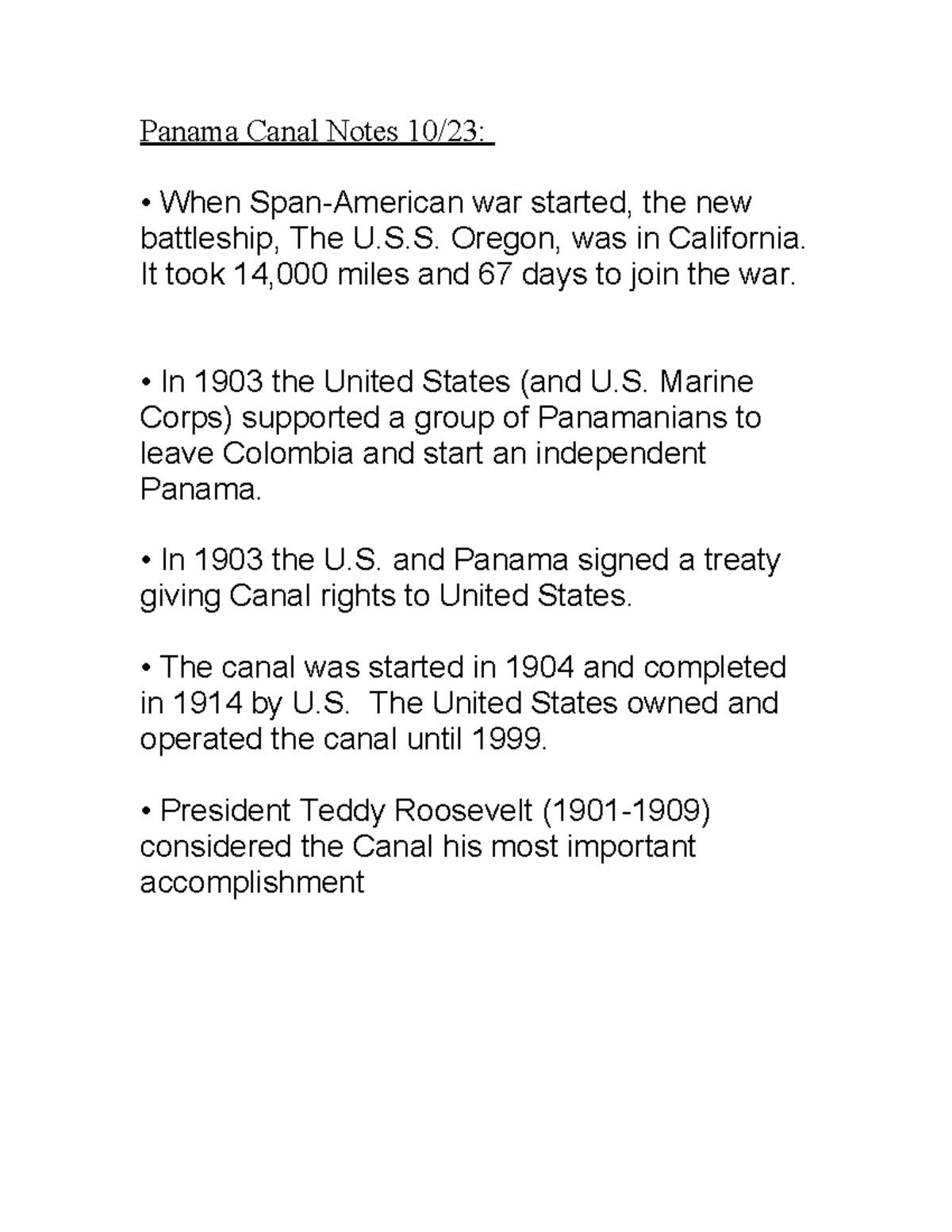 Panama Canal Notes - ahhhhhhhhhhhhhh - Panama Canal Notes 10/23: When ...
