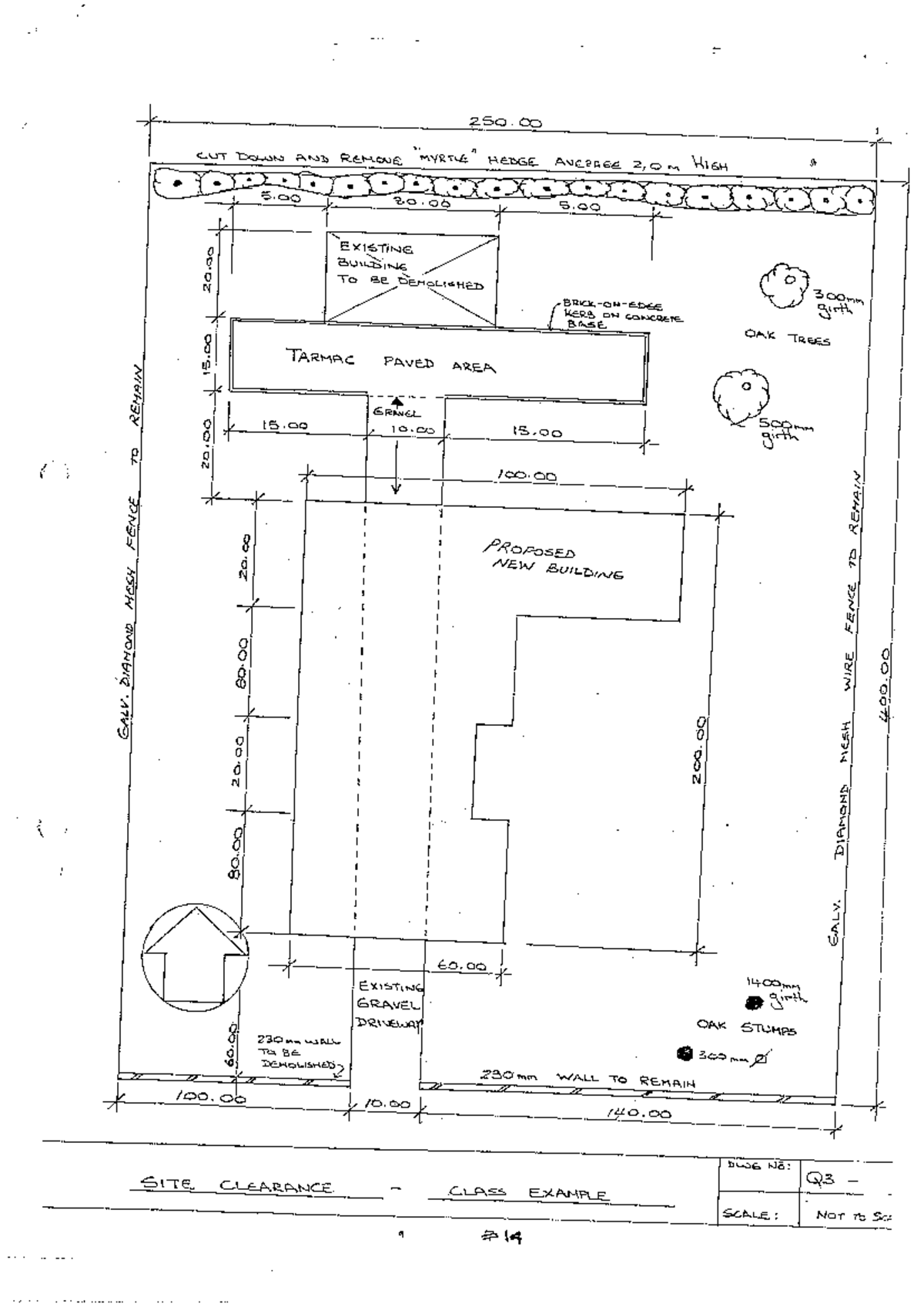 Site clearance class example DW6 Q3 document - Studocu