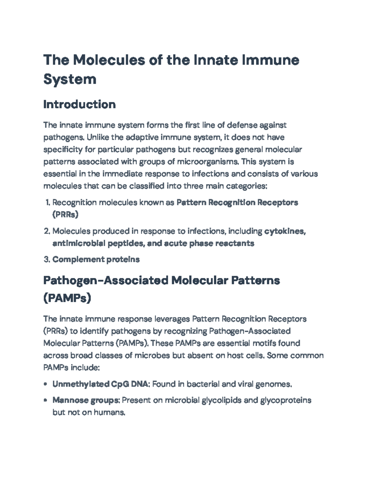 Innate Immune System Overview: Key Components and Functions - The ...