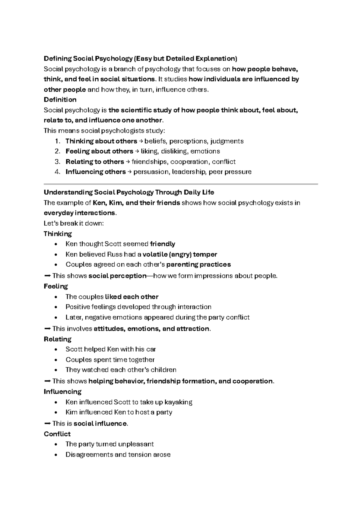 UNIT-1: Social Psychology in Applied Context - Detailed Overview - Studocu