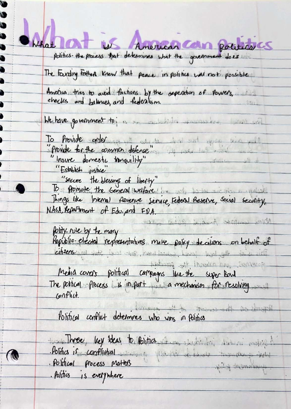 American Politics: Key Concepts and Historical Overview (POL 101) - Studocu