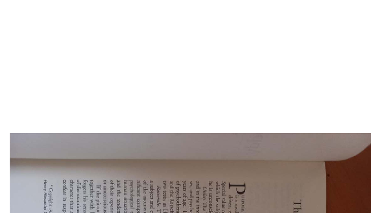 Thematic Apperception Test (TAT) Manual: Understanding Personality ...