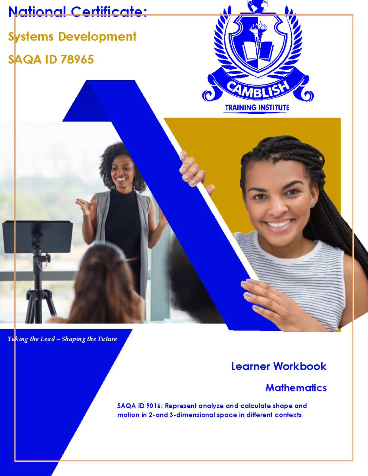 1. SAQA 9016 - Learner Workbook: Mathematics and Geometry Concepts ...