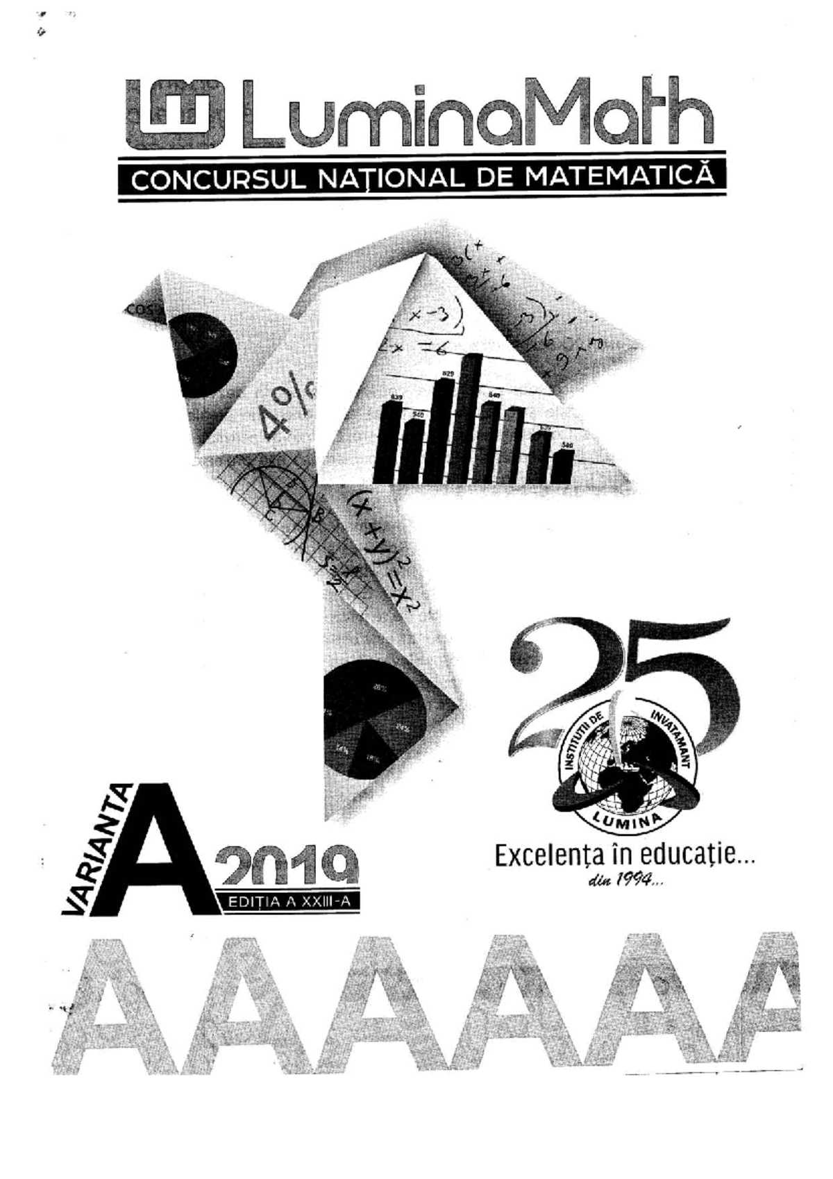 Concursul Național de Matematică LuminaMath 2019: Subiecte și ...