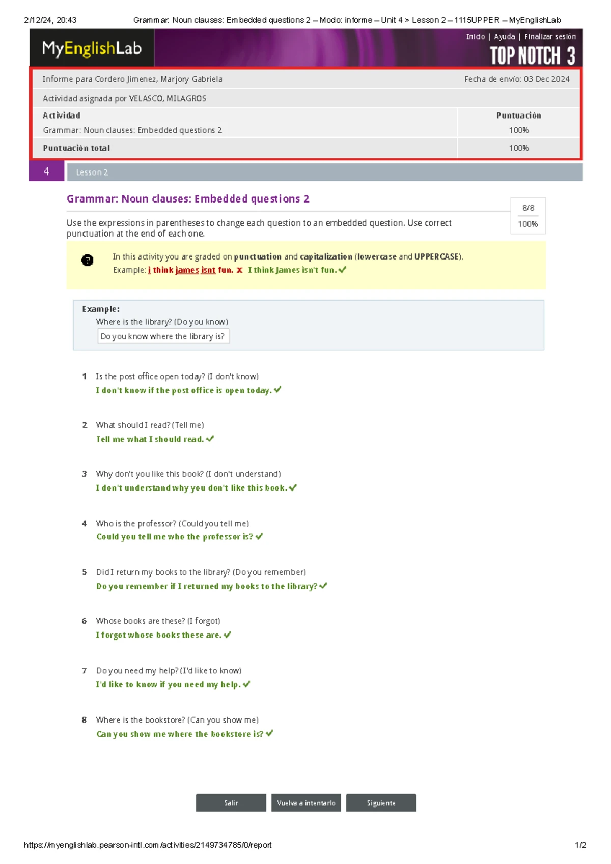 Four Corners 2 Workbook Answer Key - English Assessment - Studocu