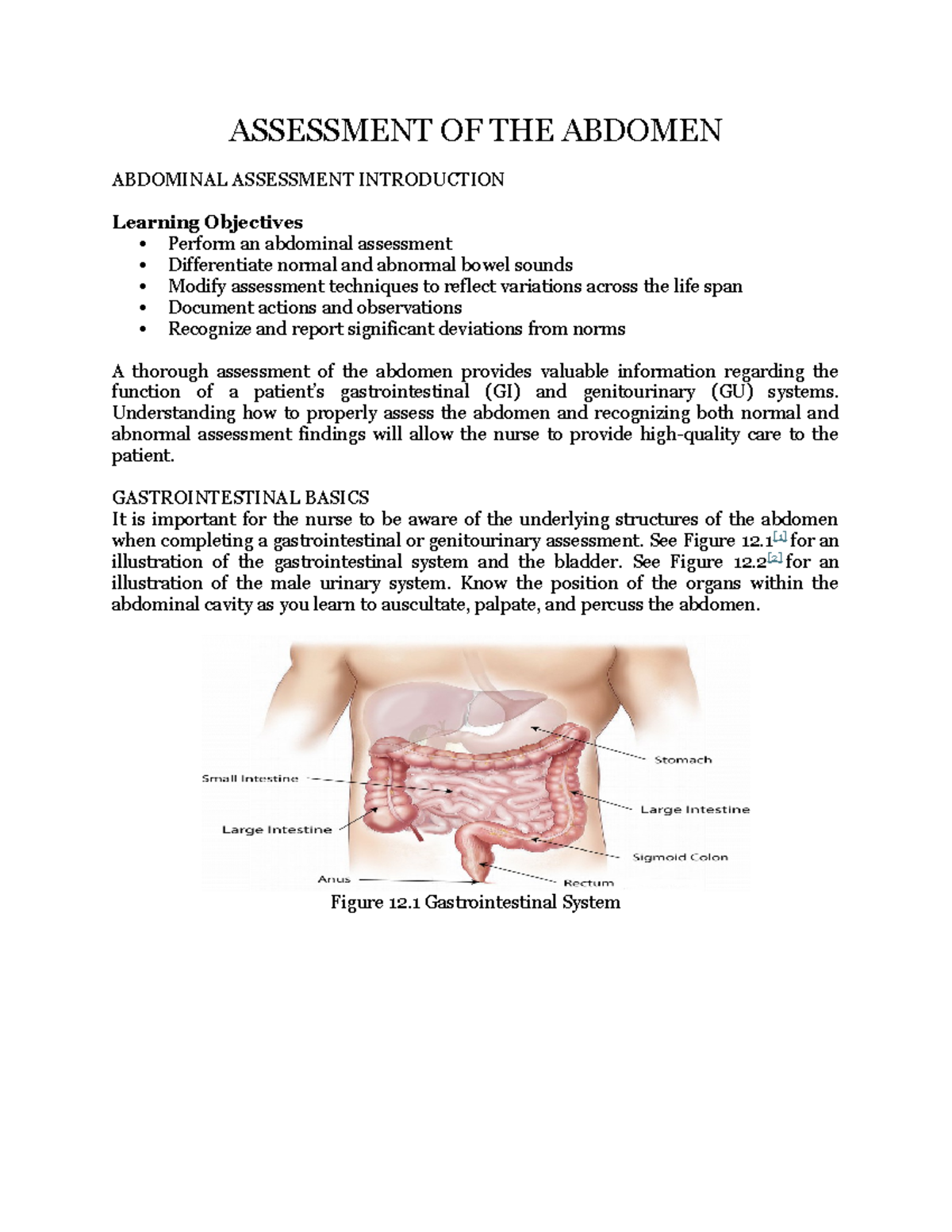 Abdominal Assessment in Nursing: Comprehensive Overview and Checklist ...