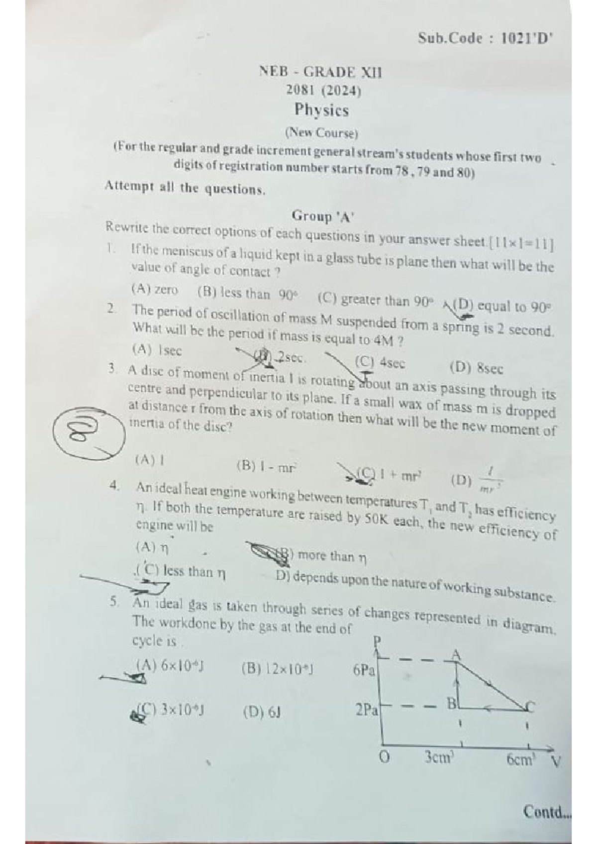 Class 12 Physics 2081 (Bagmati) Full Question Set for NEB 2024 Exam ...