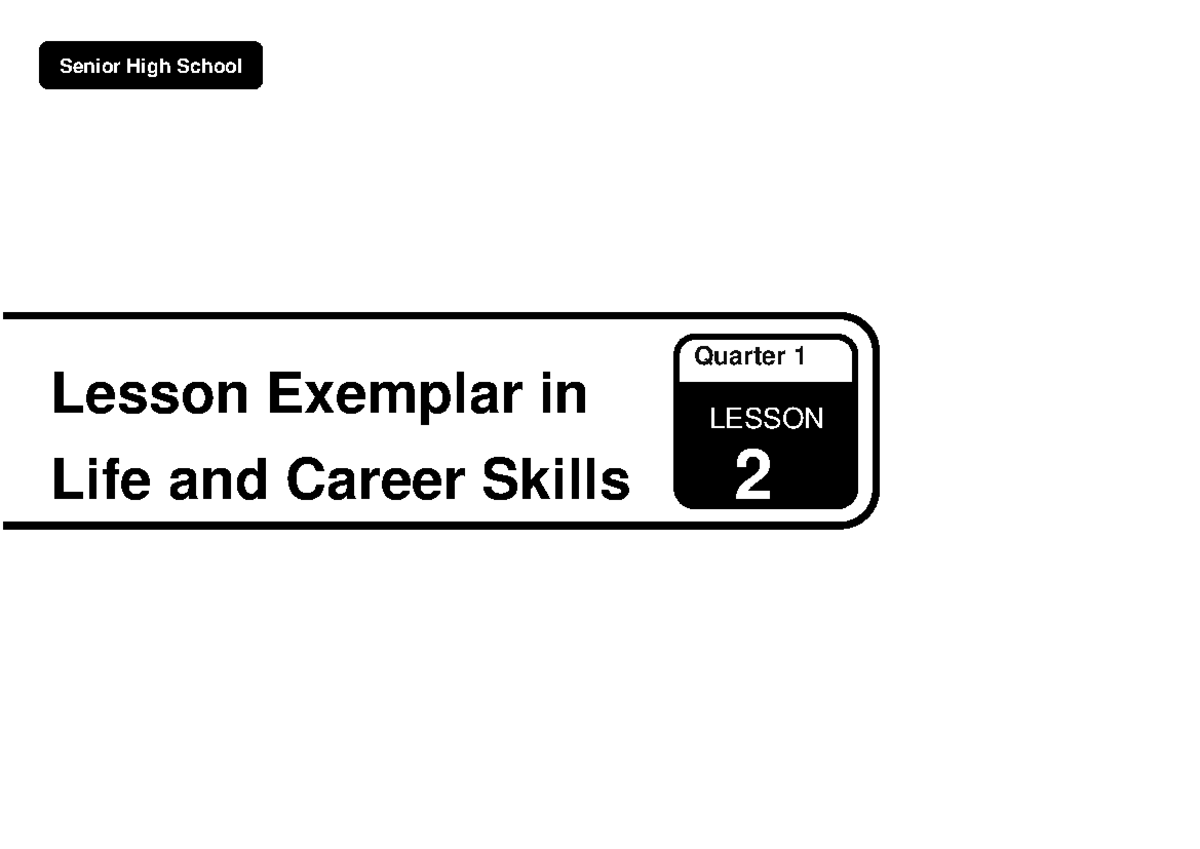 SHS LCS Q1 LE2 - Lesson Exemplar on Protective & Risk Factors - Studocu