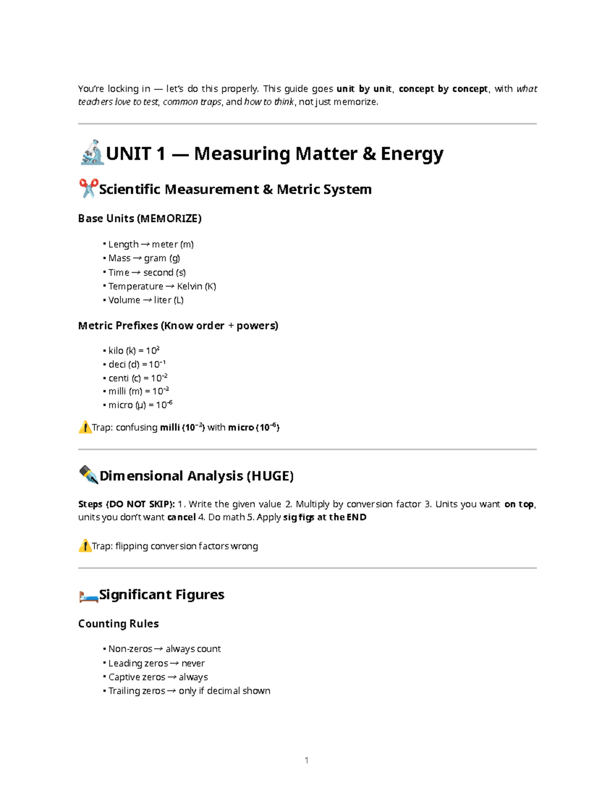 Chemistry Final Exam Study Guide - Studocu