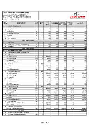 LOAD Calculation - LOAD CALCULATION: A. DEAD LOAD: a. WEIGHT OF THE ...