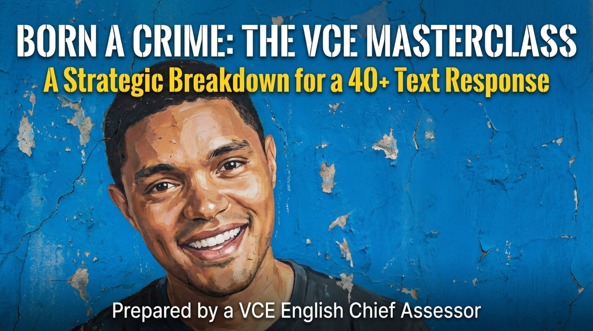 Born a Crime: VCE English Masterclass for Text Response Analysis - Studocu