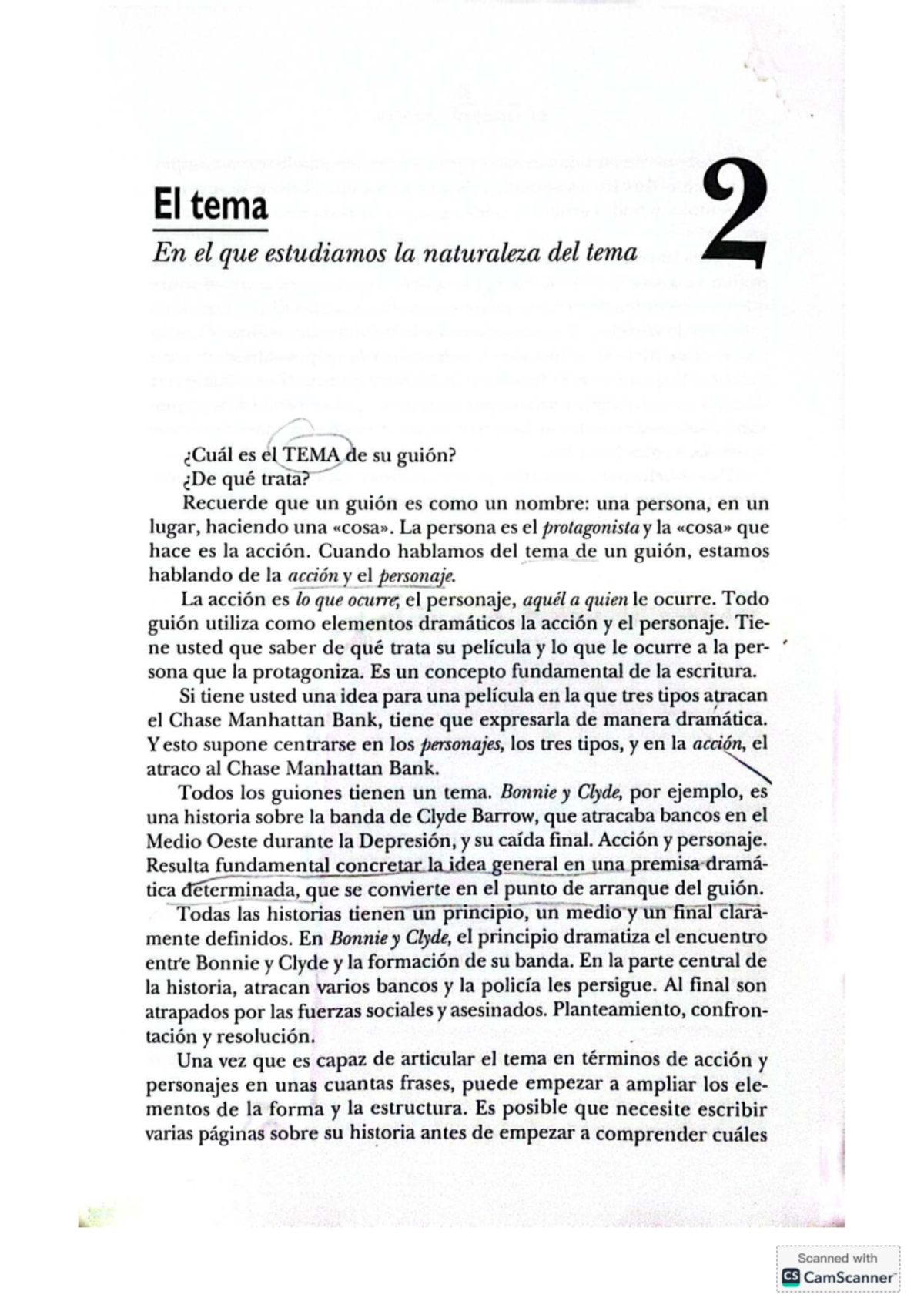El Tema y la Estructura en la Escritura de Guiones - EL LIBRO DEL GUION ...