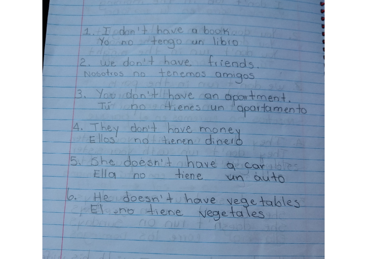 Álbum de oraciones en inglés para práctica y referencia - Studocu