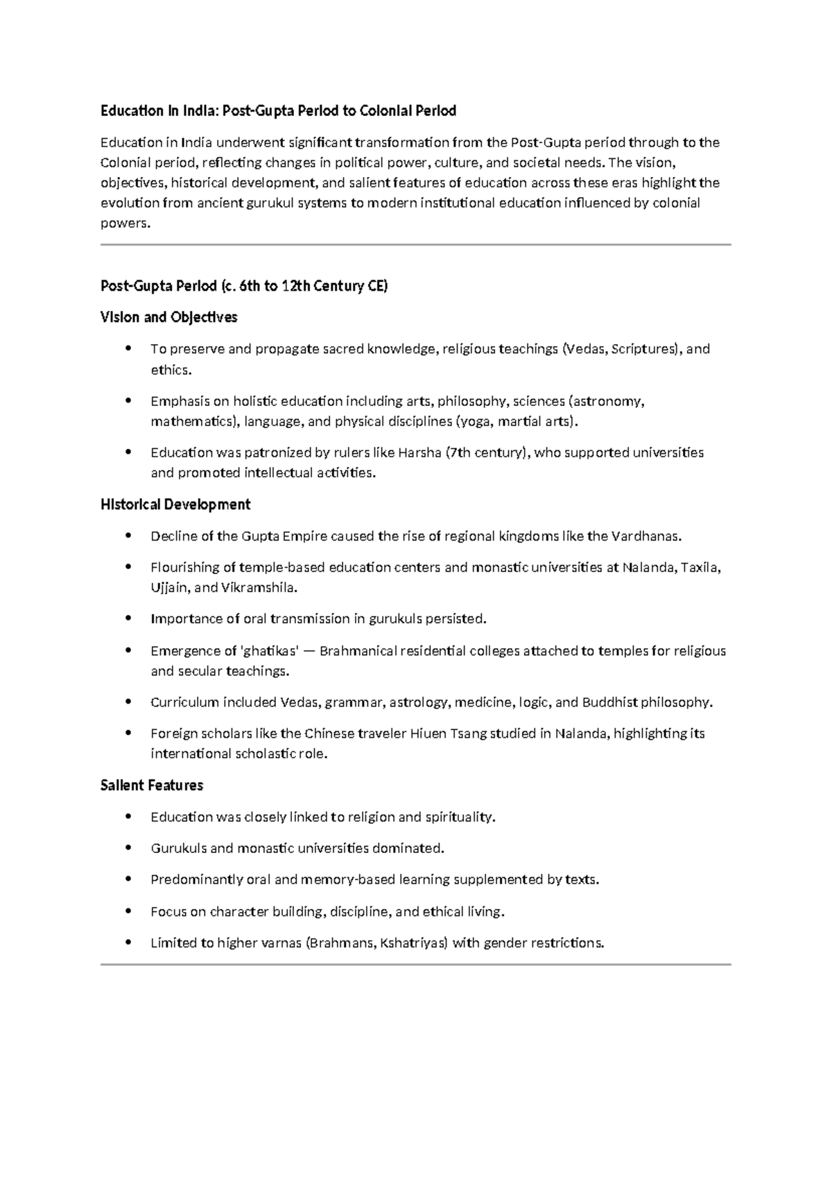 EDU 101: Evolution of Education in India from Ancient to Colonial ...