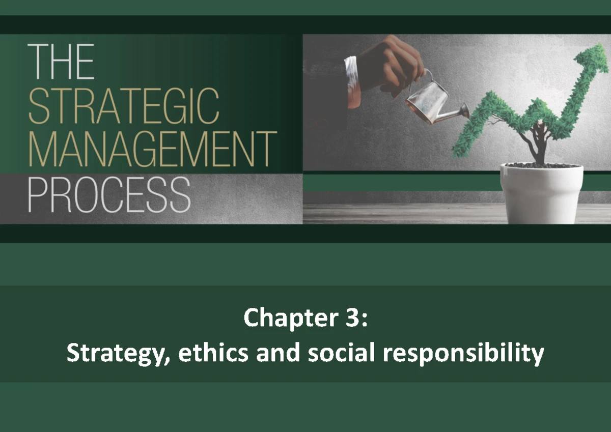 Chapter 3 Case Study - Case study Strategy, sustainability and ethics ...
