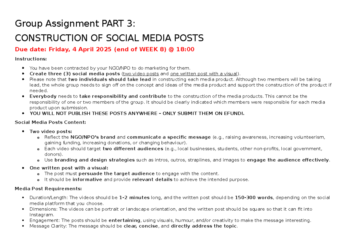 ICOM111 2025 Group Assignment: Social Media Posts Construction Part 3 ...