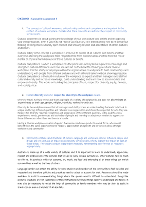 CHC30221 Skills Assessment: Supporting Additional Needs Students - Studocu