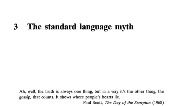 Linguistic Authority: The Myth of Standard US English (ENG 101) - Studocu