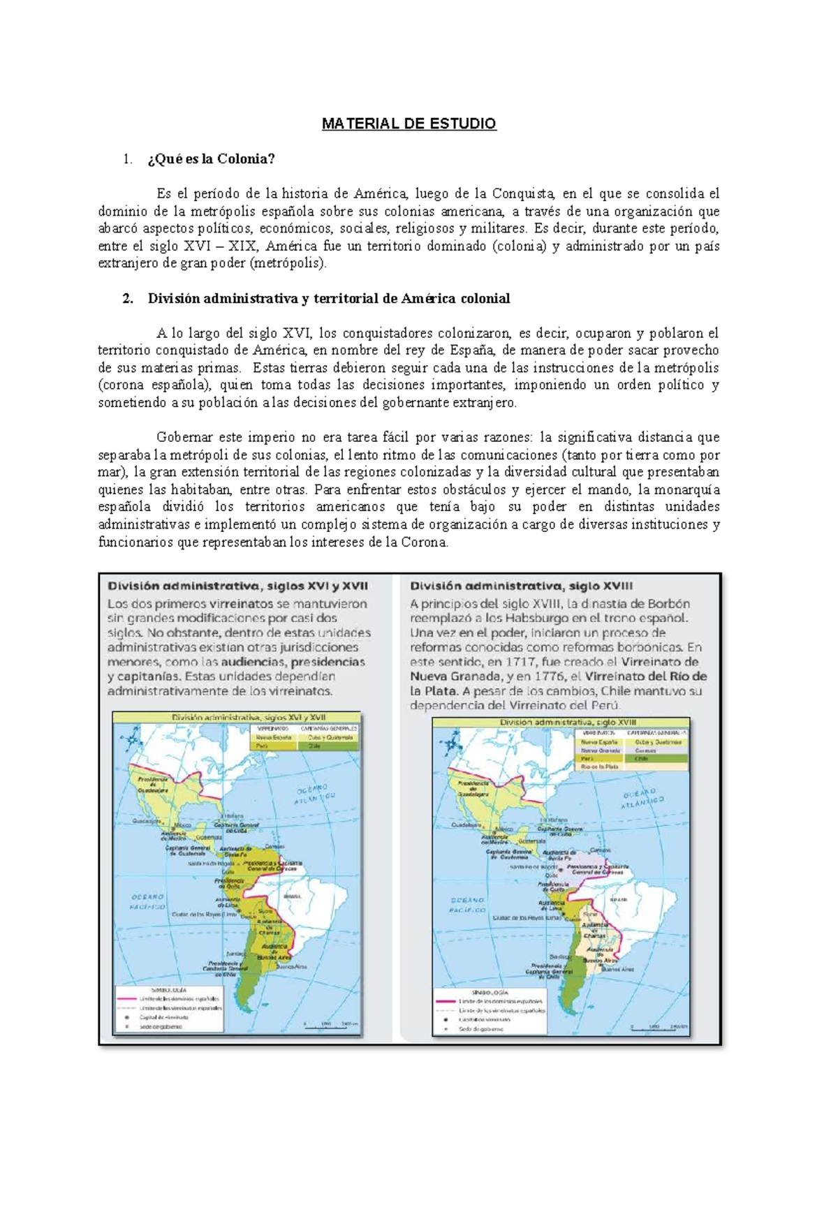 Estudio sobre la Sociedad Colonial en América: Dominio Español y ...