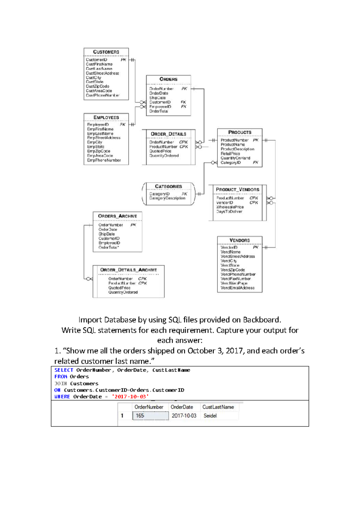SQL Query Report: Lab 8 - Importing Database using SQL Files - Studocu