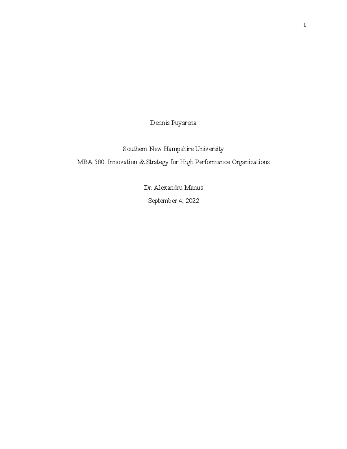 MBA-580 2-2 Report - Financial Justification - Running head: FINANCIAL ...
