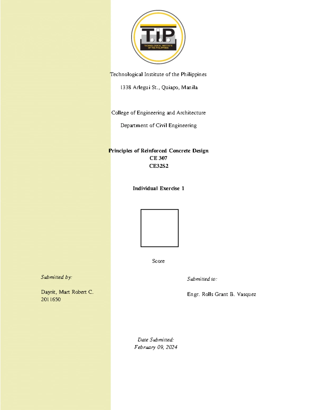 5-Storey Residential Building Floor Plan and Layout Details - Studocu