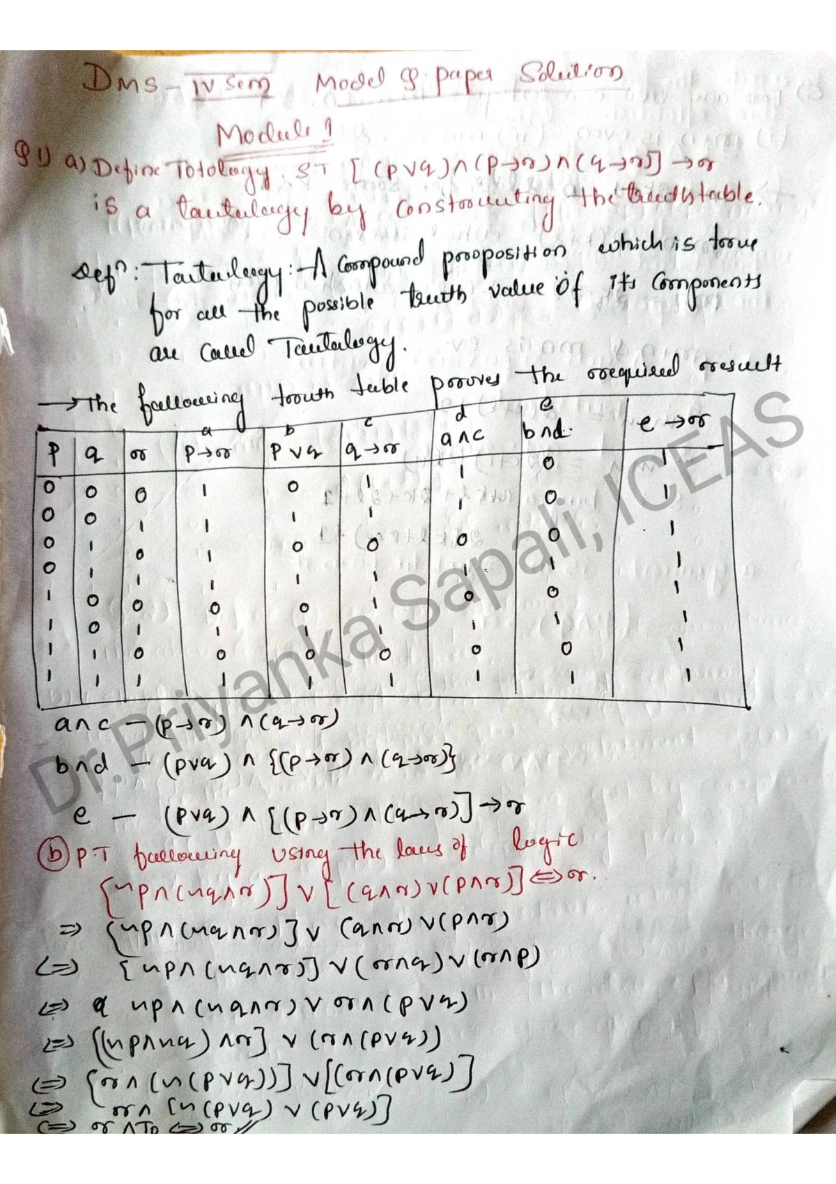 BCS403 model paper 2022 scheme - Model Question Paper- II with effect ...