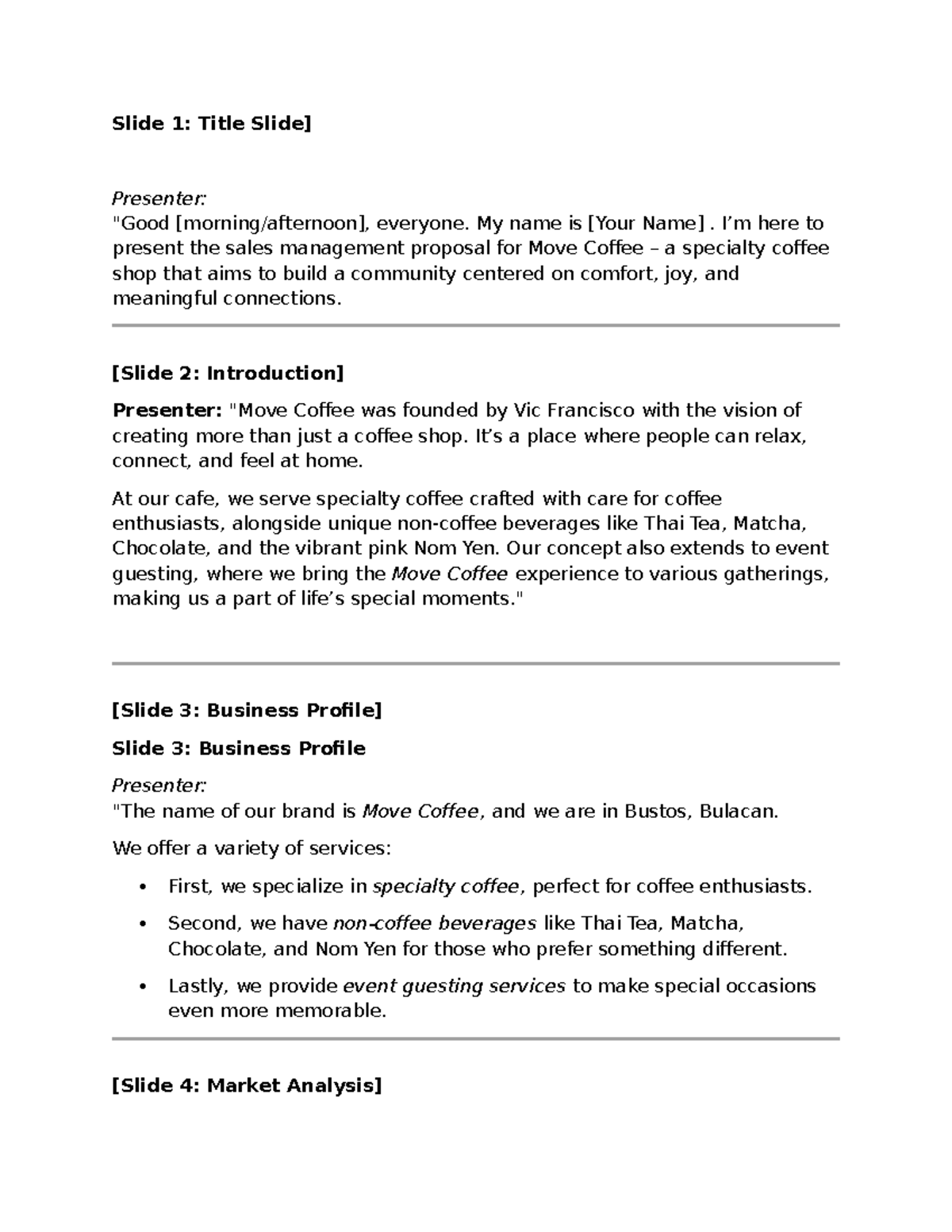 Script TTT - Slide 1: Title Slide] Presenter: "Good [morning/afternoon ...