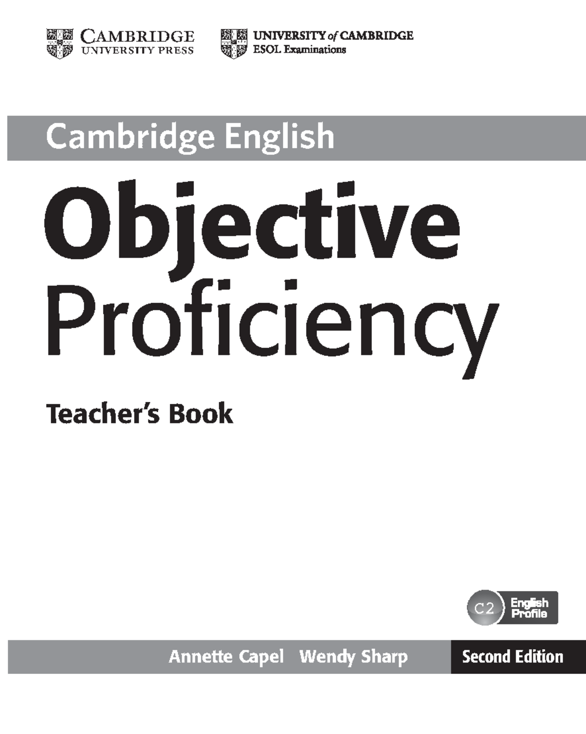Objective Proficiency CPE Teacher's Book [2nd Ed, 2013] Units 1-6 - Studocu