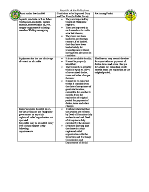 Asters-Check - For research purposes of the course, Customs ...