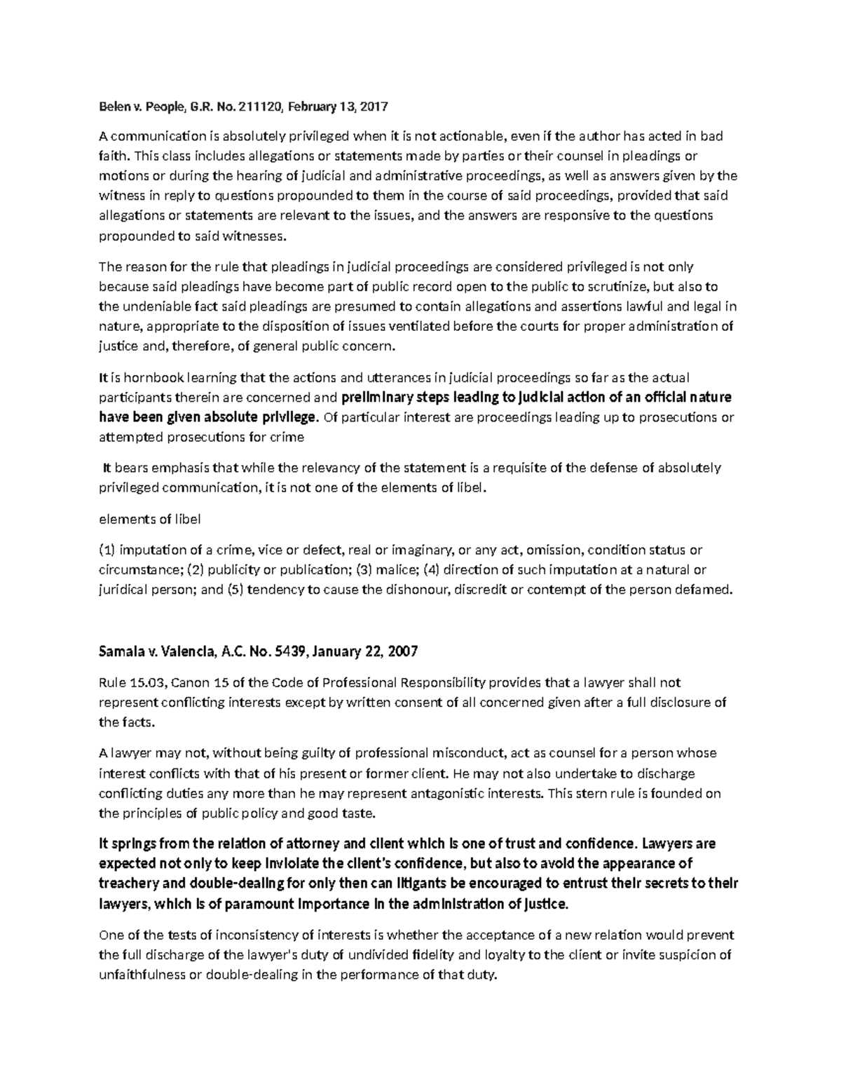 Privilege Communication in Judicial Proceedings: Key Cases and Rules ...