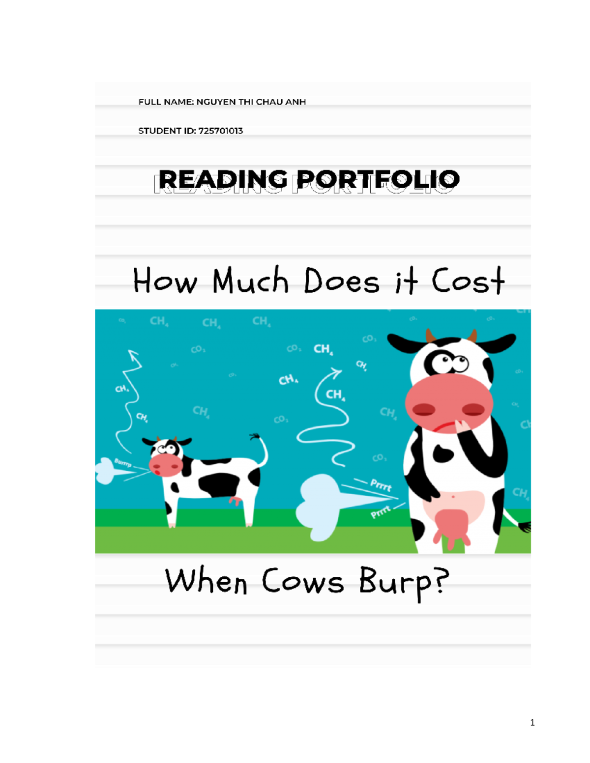 Portfolio 1 - Writing - Reading assignment - IV. Vocabulary Item ...