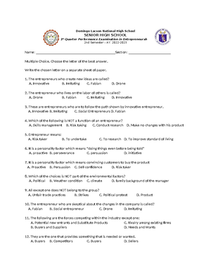 Entrep Module 7 - 1212 ENTREPRENEURSHIP Quarter 2 – Module 7: COMPUTE ...