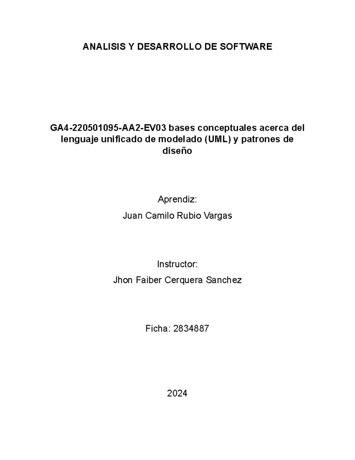 Bases Conceptuales Acerca DEL Lenguaje Unificado DE Modelado (UML ...