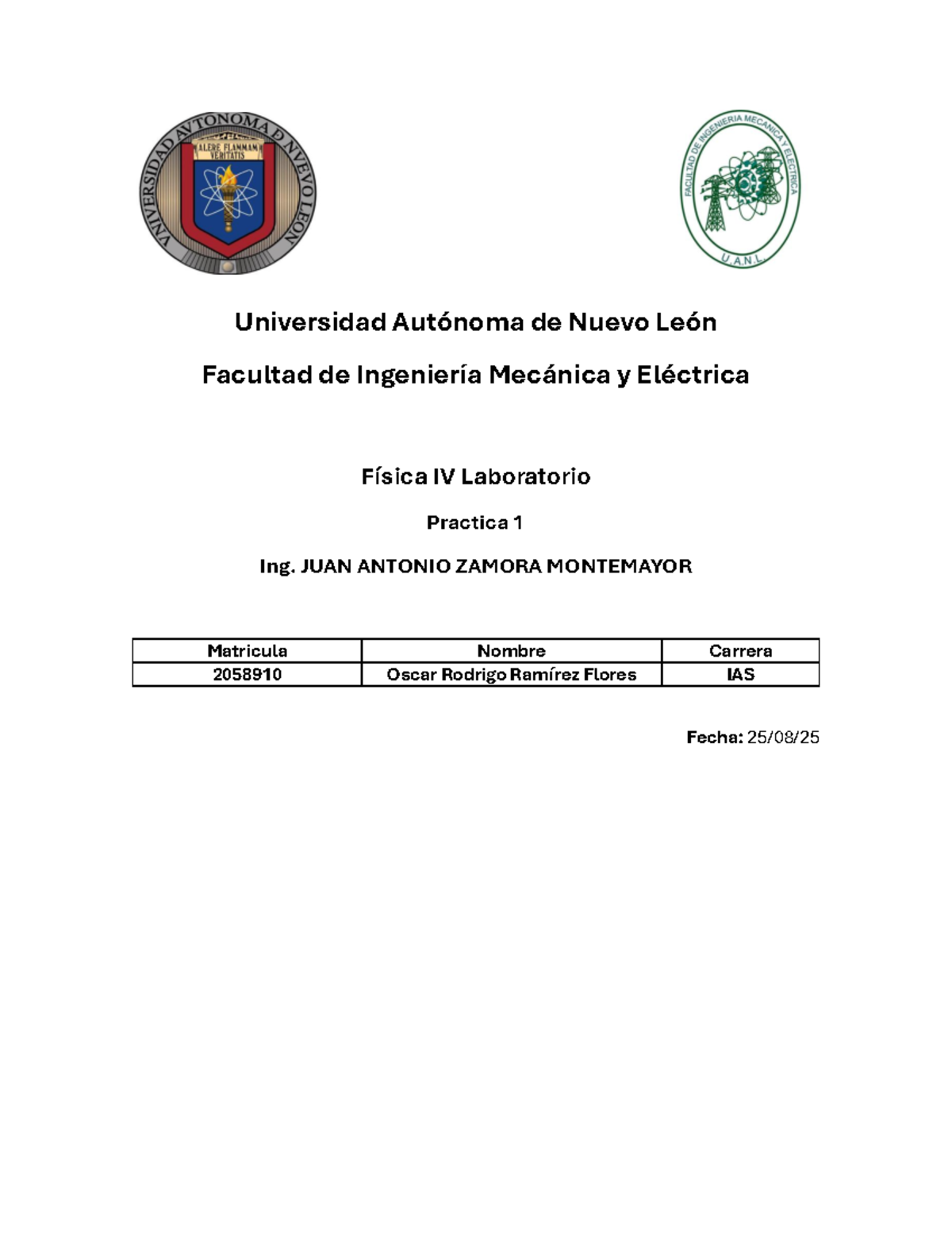 Física IV - Laboratorio Práctica 1: Introducción a la Óptica - Studocu