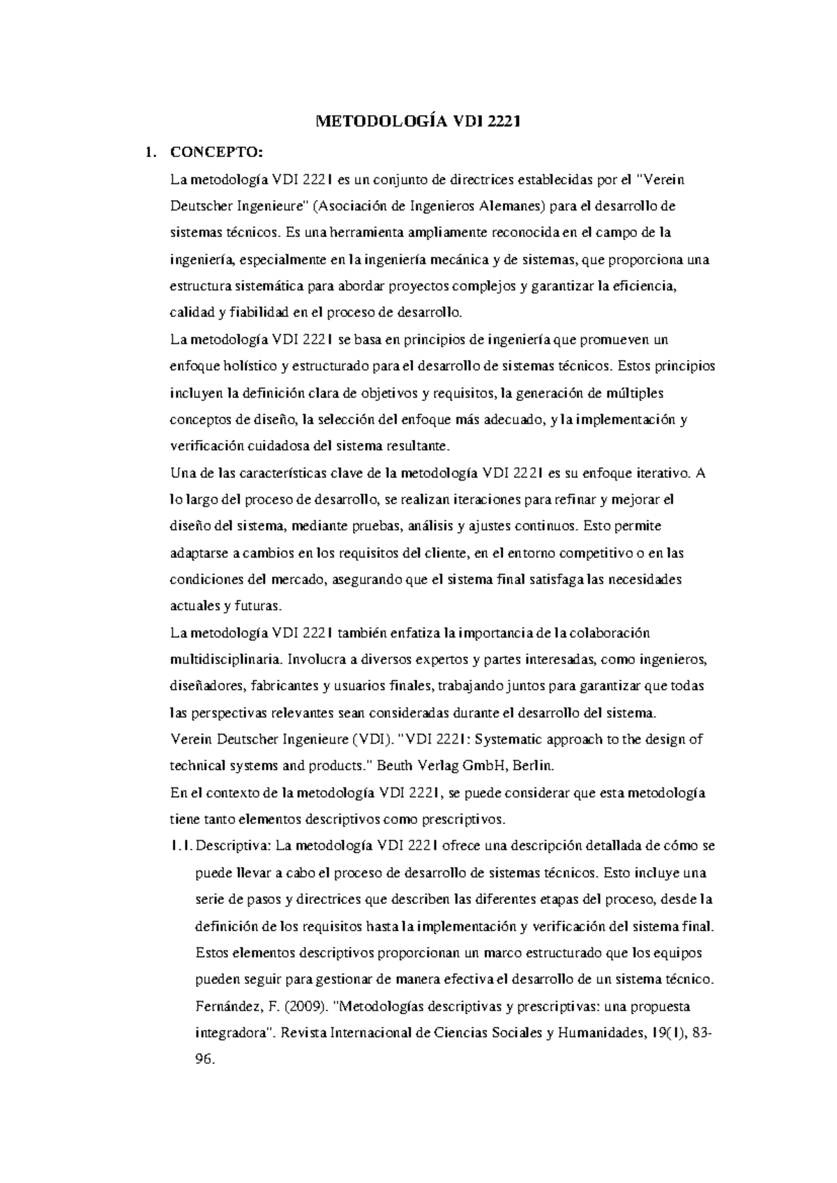 Metodología VDI 2221: Guía para el Desarrollo de Sistemas Técnicos ...