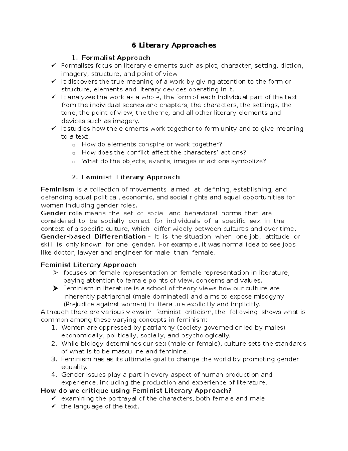 6 Literary Criticism Approaches: Formalist, Feminist, Marxist & More ...