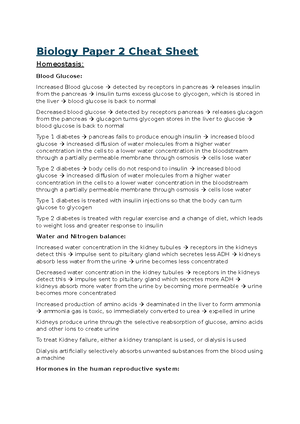 Physics Paper 2 Cheat Sheet AQA - Physics Paper 2 Cheat Sheet Forces ...