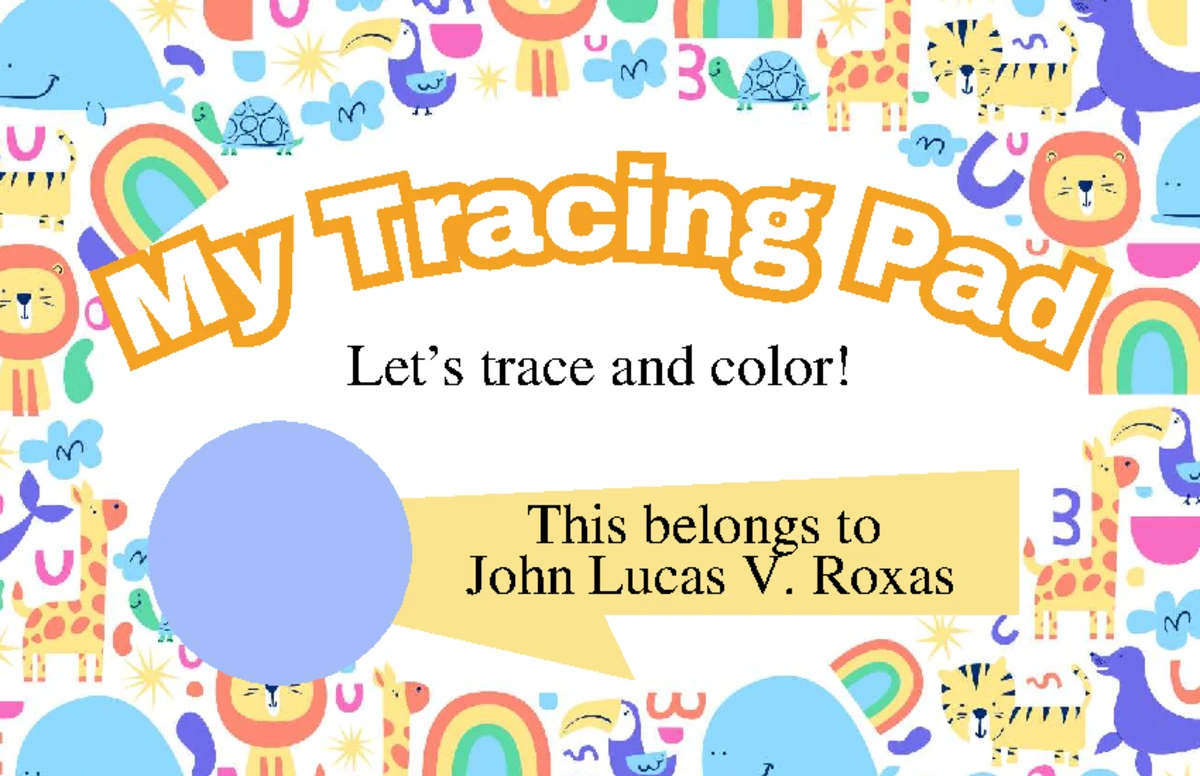 Final Exam: Tracing and Coloring Activities for Kids - Studocu