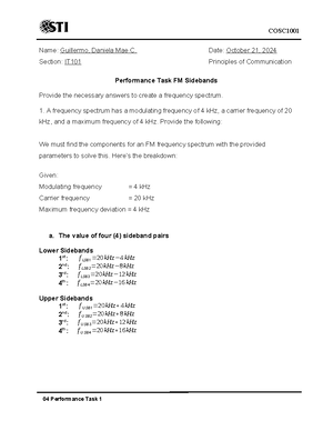 Operating System - IT 07 Laboratory Exercise 1 *Property of STI Page 1 ...